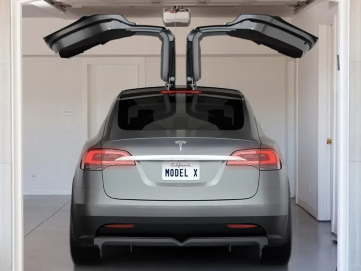 Tesla model x height with doors open store