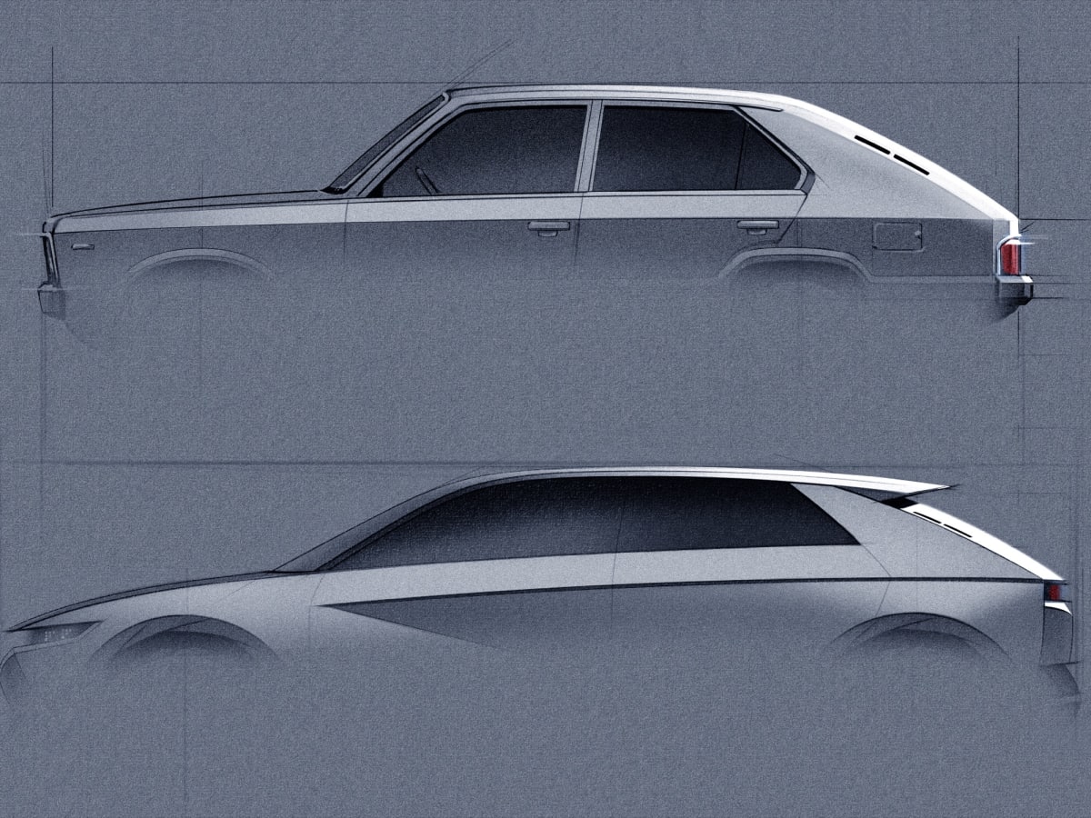 The Hyundai 45 EV Concept channels the company s Italian debut Autoblog