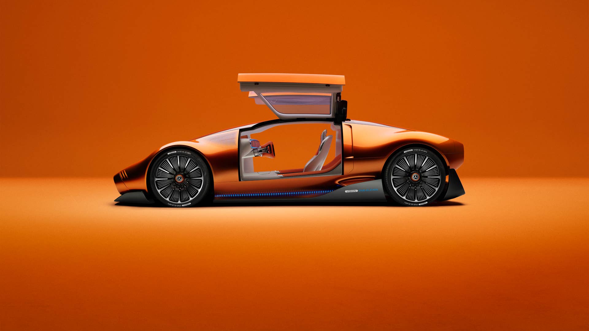 Mercedes-Benz Vision One-Eleven: An electric hypercar under high-tech ...