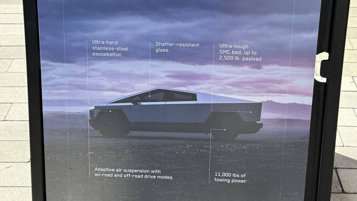 Tesla Cybertruck claims 2,500-lb payload capacity, 11,000-lb tow rating