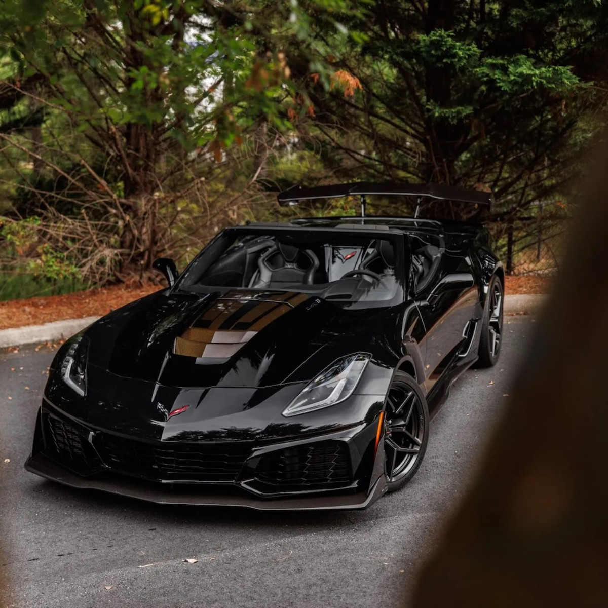 corvette black c7
