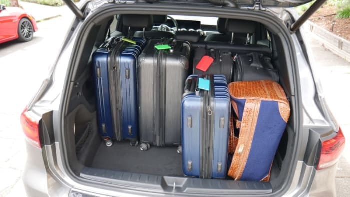 Mercedes GLB 250 Luggage Test | How much cargo space? - Autoblog
