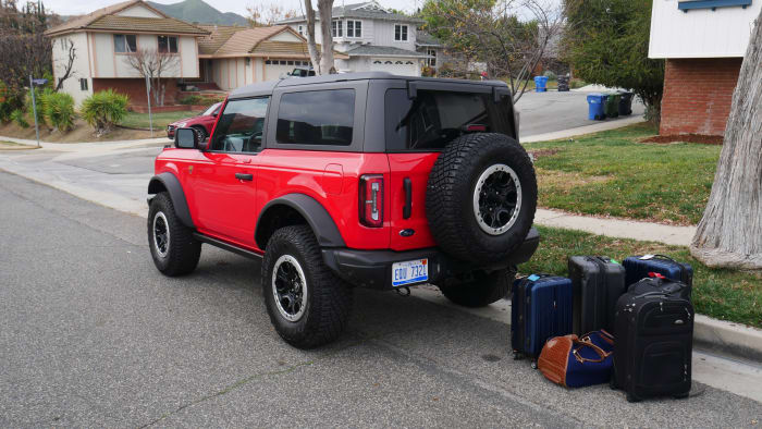 Ford Bronco 2-Door Luggage Test: How much cargo space? - Autoblog