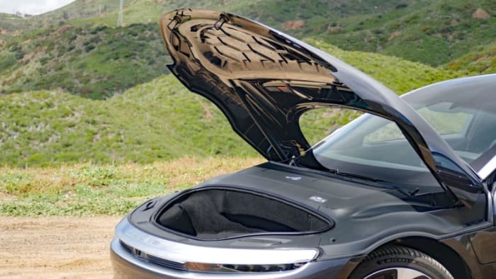 Lucid Air Luggage Test: How much trunk (and frunk) space? - Autoblog