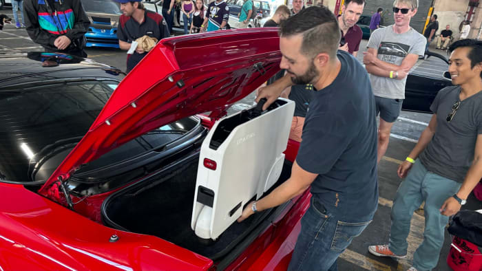 1991 Acura NSX Luggage Test: Will a Motocompacto fit in the trunk ...