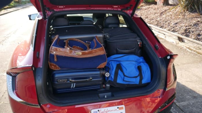 Kia EV6 Luggage Test | How big is the trunk? - Autoblog