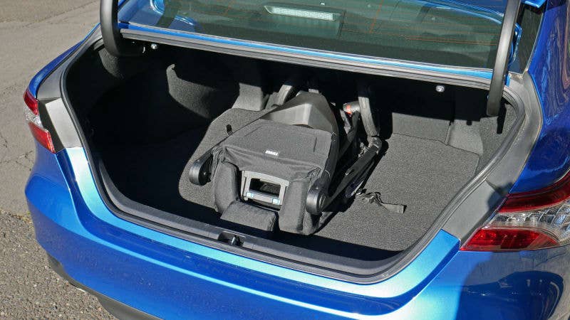 Toyota Camry Luggage Test | How big is the trunk? - Autoblog