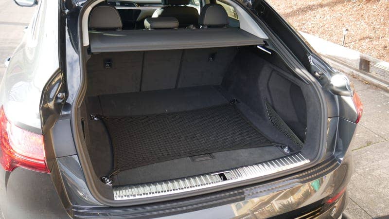 Audi E Tron Sportback Luggage Test How Much Cargo Space Autoblog