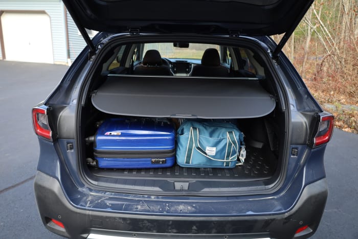 The 2025 Subaru Outback Touring XT's cargo space swamps the competition ...