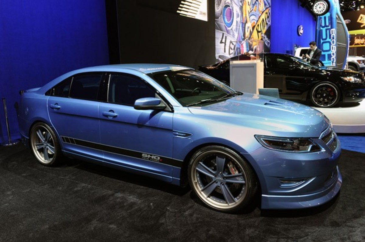 SEMA 2010 Ford Taurus SHOx prescribed for power side effects include bleeding ears Autoblog