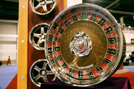 SEMA Wheels: How very Vegas - the roulette wheel - Autoblog