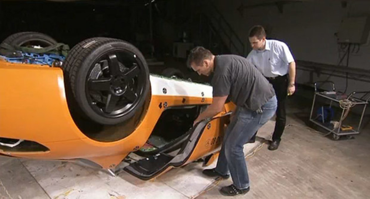VIDEO: Mercedes-Benz SLS AMG crash-test video shows off exploding door ...