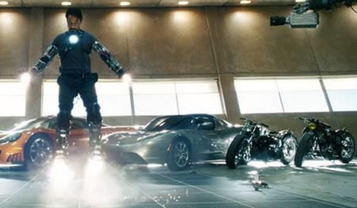 Iron Man Tony Stark gets a Tesla before anyone else does. Must be nice Autoblog
