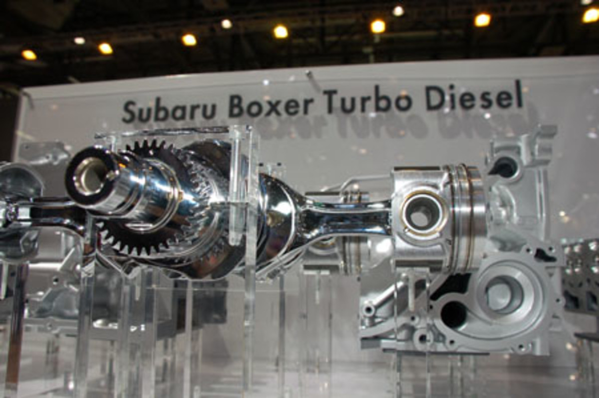 Geneva Motor Show: Subaru diesel boxer engine - Autoblog