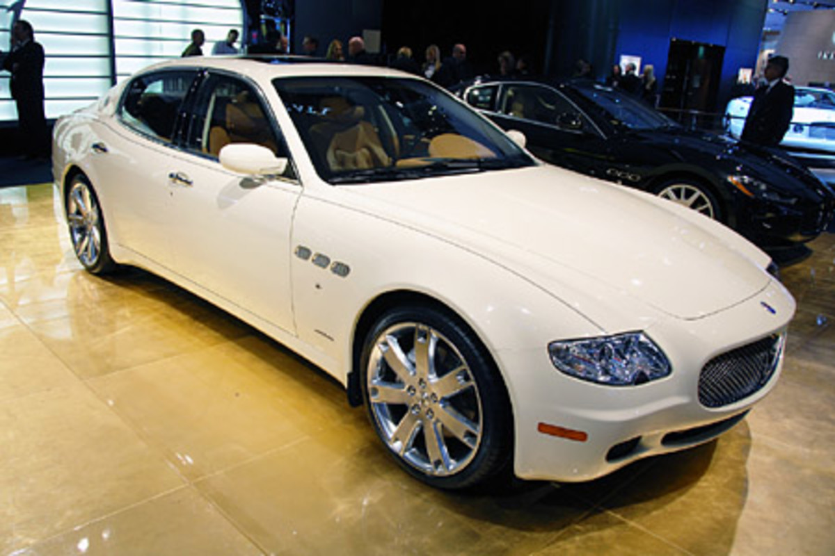 Detroit 2008: Maserati unveils special Quattroporte "Collezione Cento ...