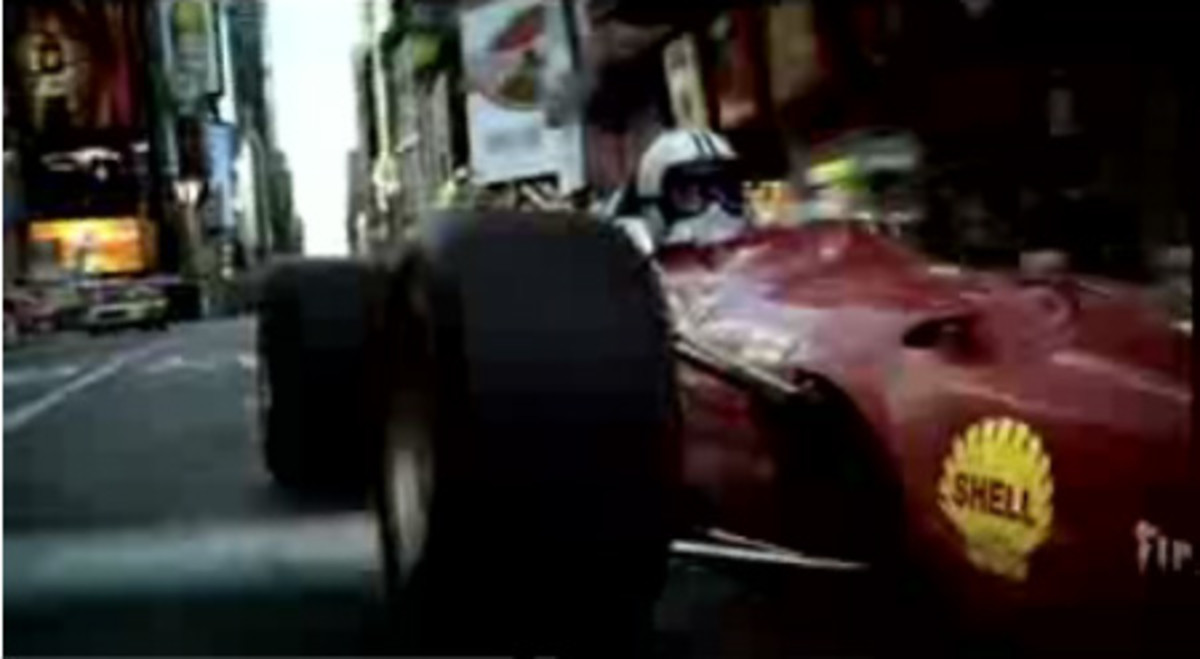 VIDEO: Ferrari F1 cars take to the streets in Shell commercial - Autoblog