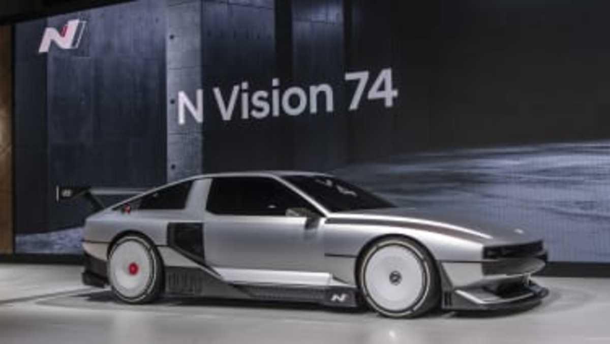 How the Hyundai N Vision 74, 1974 Pony Coupe Concept and DeLorean DMC ...
