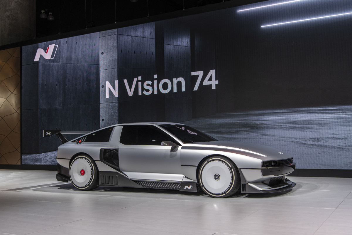 How the Hyundai N Vision 74, 1974 Pony Coupe Concept and DeLorean DMC ...