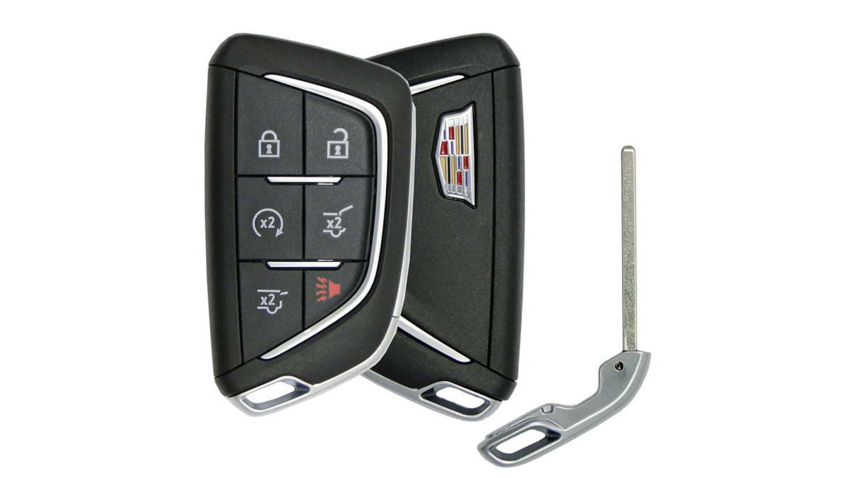 Alleged Cadillac Celestiq key fob looks like any other Cadillac key fob ...