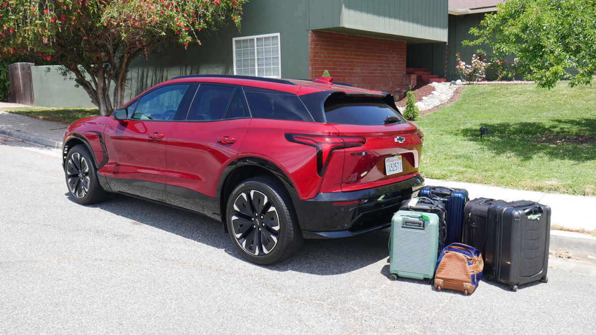 Chevy Blazer EV Luggage Test: How much fits in the trunk? - Autoblog