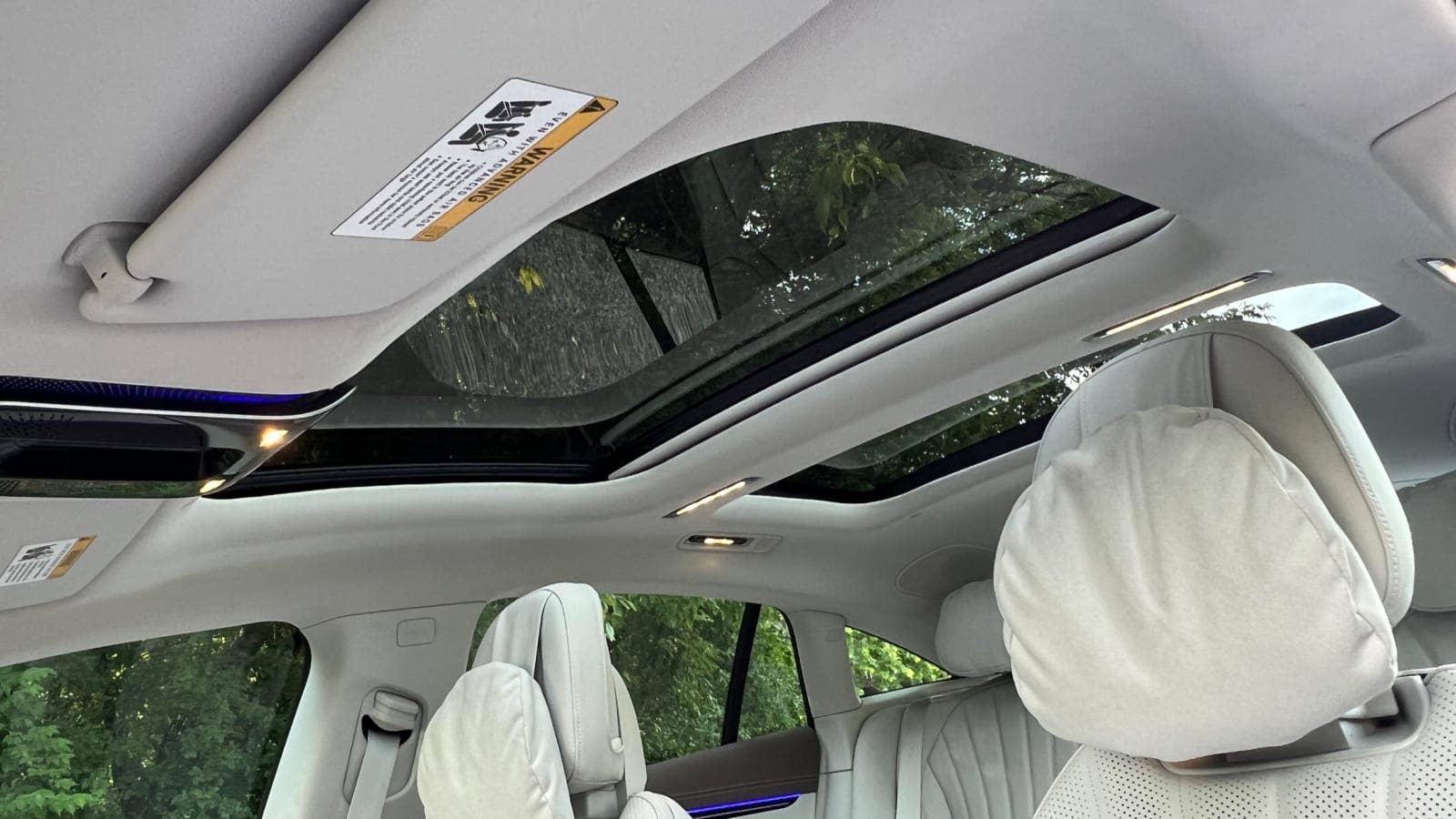 2022 Mercedes-Benz EQS 450+ Interior Review: Luxury worth getting used ...