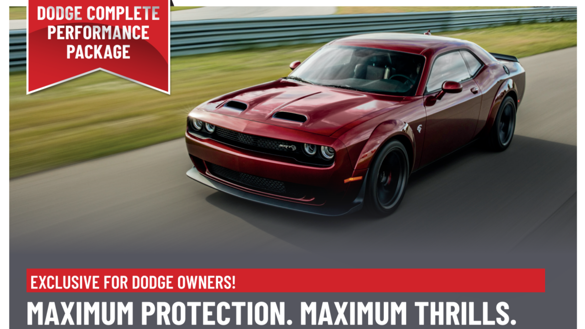 Dodge's Complete Performance Vehicle Protection Package covers 5,000 ...
