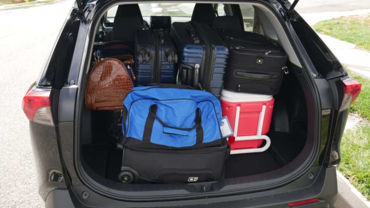 Toyota RAV4 Luggage Test: How much cargo space? - Autoblog
