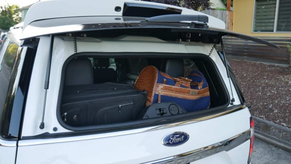 Ford Expedition Luggage Test | How much fits behind the third row ...