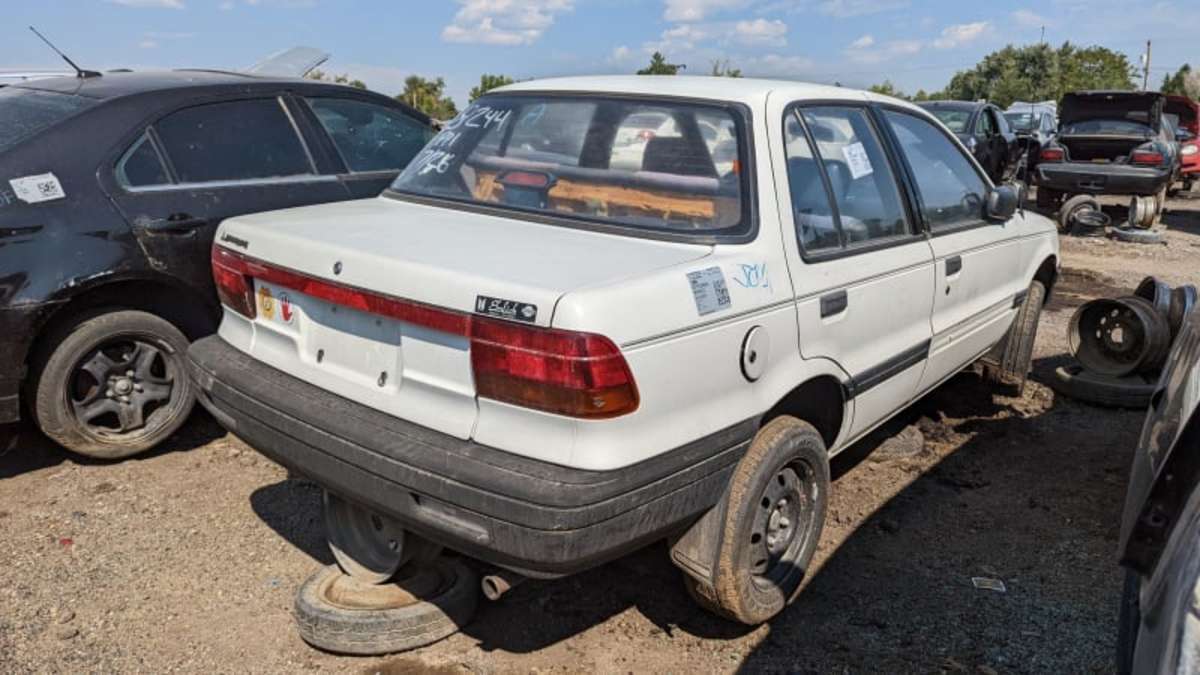 Junkyard Gem: 1990 Mitsubishi Mirage Sedan - Autoblog