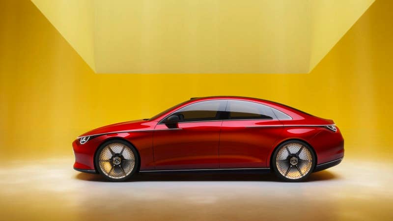 Mercedes-Benz Concept CLA Class is huge tech in a small, bright package ...