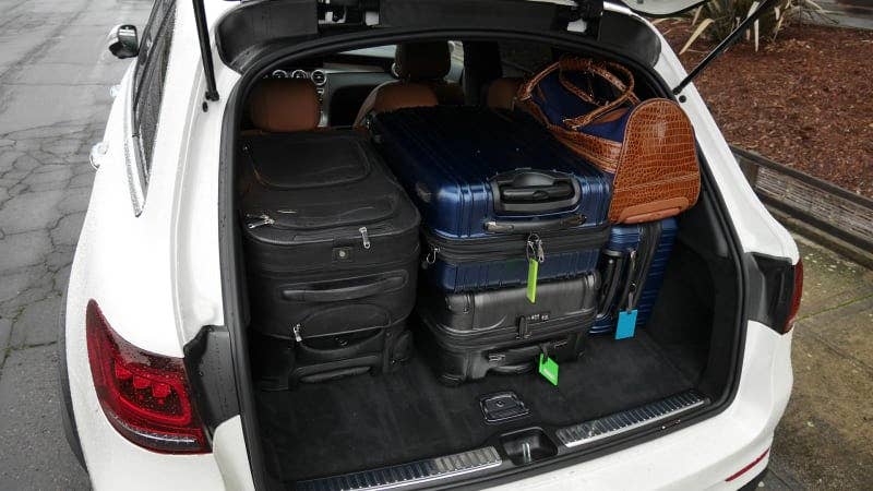 Mercedes-Benz GLC-Class Luggage Test: How much fits in the cargo area ...