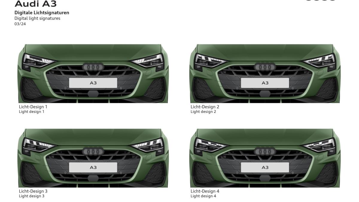 2025 Audi A3 gets a fresh look, customizable headlights - Autoblog