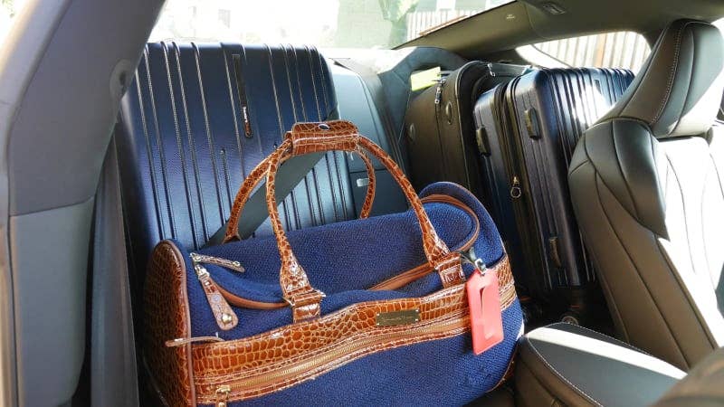 Lexus LC Convertible Luggage Test: How much fits in the trunk? - Autoblog