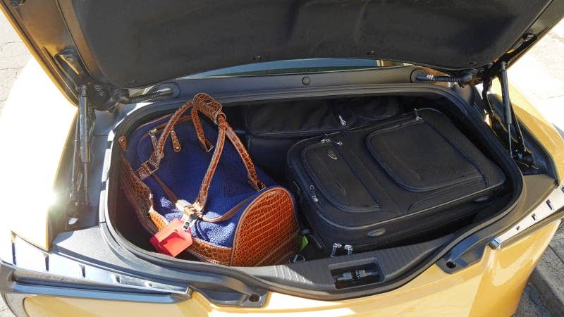 Lexus LC Convertible Luggage Test: How much fits in the trunk? - Autoblog