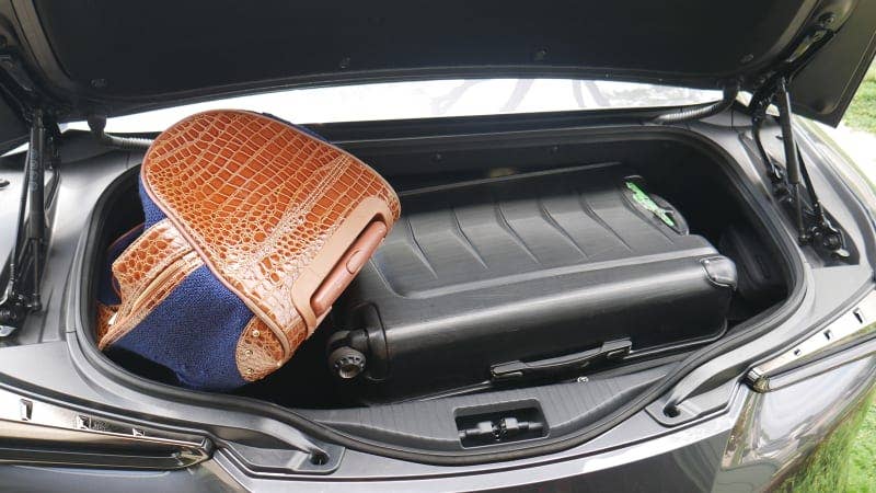Lexus LC Convertible Luggage Test: How much fits in the trunk? - Autoblog