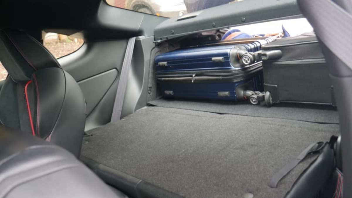 Subaru BRZ Luggage Test | How big is the trunk? - Autoblog