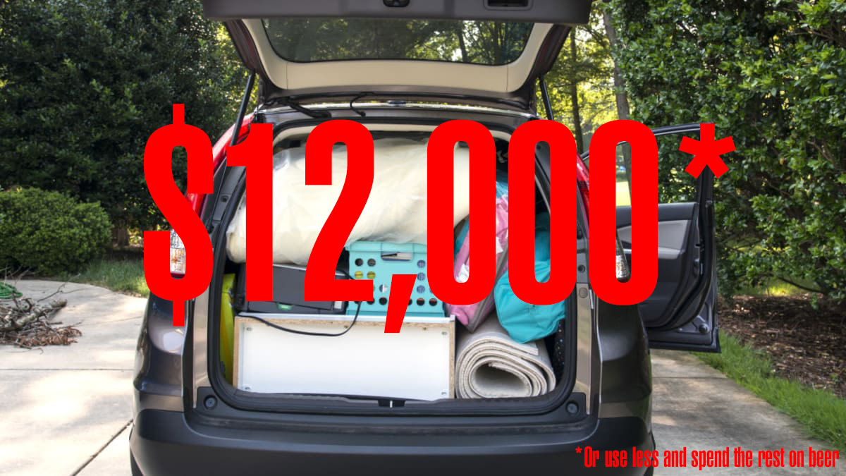 Here's $12,000. Buy a car for college - Autoblog