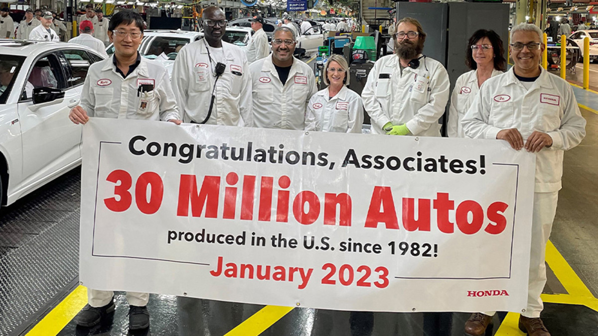 Honda milestone: 30 million cars built in the U.S. - Autoblog