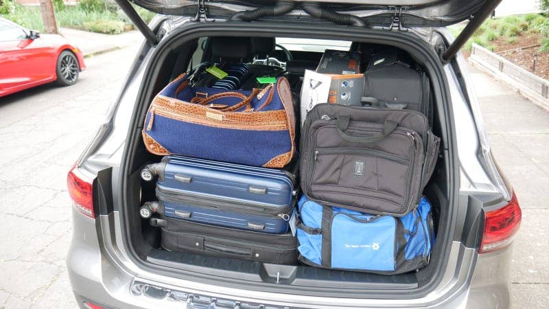 Mercedes GLB 250 Luggage Test | How much cargo space? - Autoblog