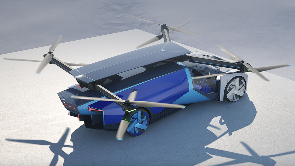 XPeng shows an electric helicopter super car hybrid at CES 2024 - Autoblog