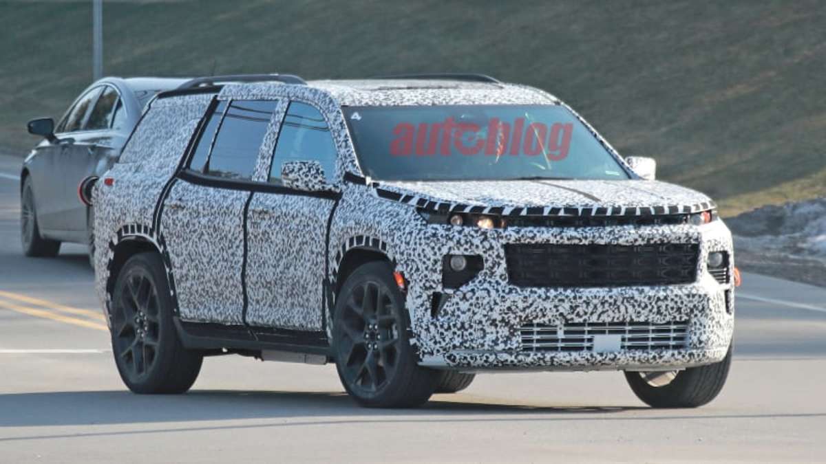 2024 Chevrolet Traverse Activ spied looking close to production - Autoblog