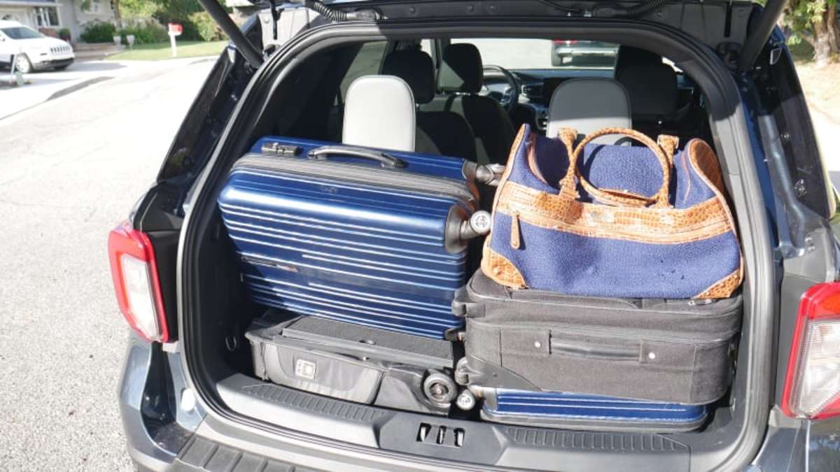 Ford Explorer Luggage Test: How much fits behind the third row? - Autoblog