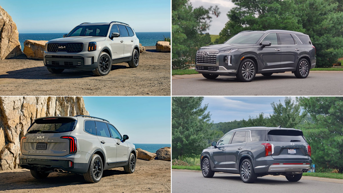 Kia Telluride vs Hyundai Palisade: 2024 comparison - Autoblog
