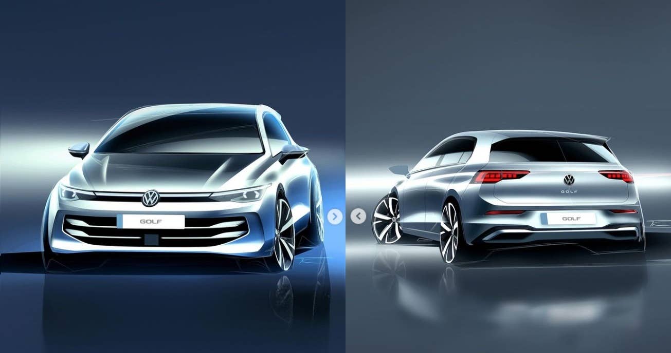 VW design head posts sketches of new golf | VW Vortex - Volkswagen Forum