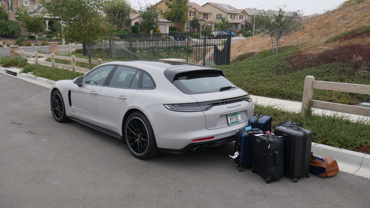 Porsche Panamera Sport Turismo Luggage Test: How much cargo space ...