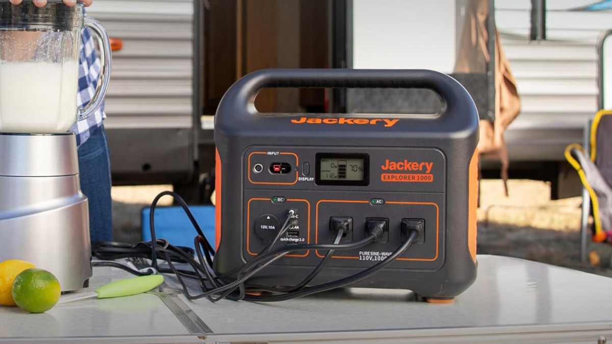 Save $450 on a new Jackery 1000 portable power station thanks to this limited time Amazon deal ...