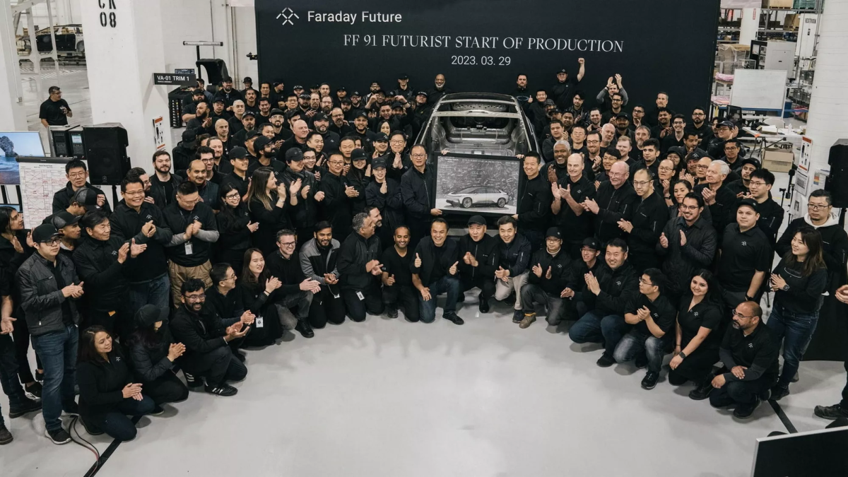 Faraday Future FF 91 Futurist Alliance launch model enters production ...