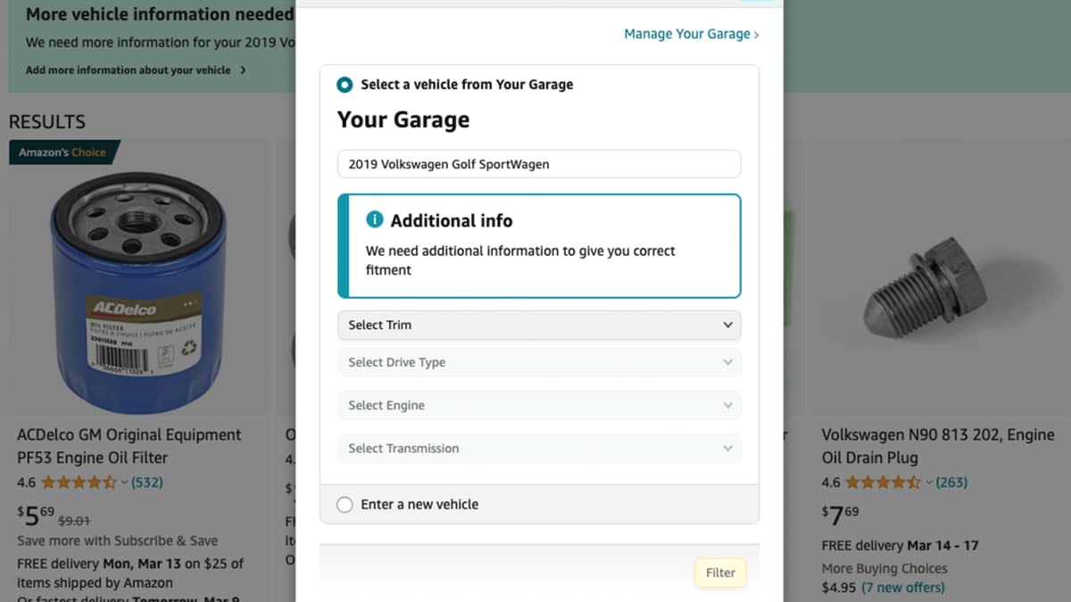 Buy brand-name car parts online at Amazon's OEM parts store - Autoblog