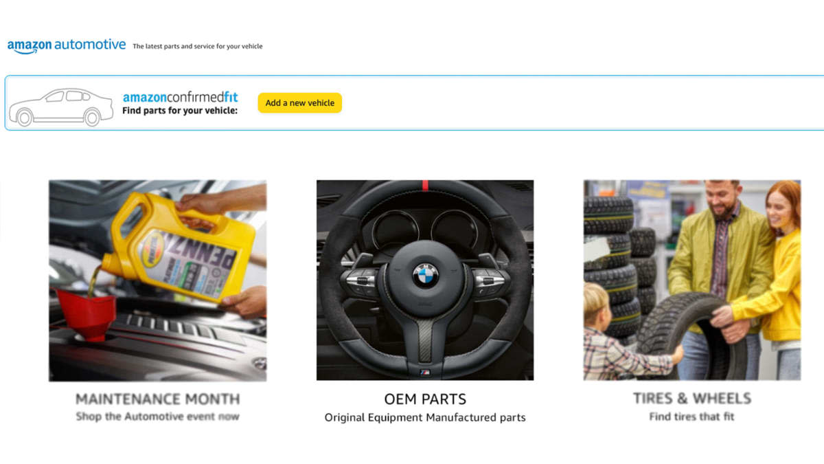 Amazon car parts online store