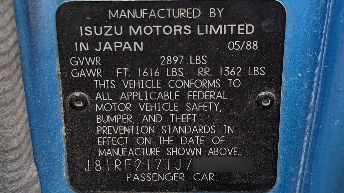 Junkyard Gem: 1988 Chevrolet Spectrum Sport Coupe - Autoblog